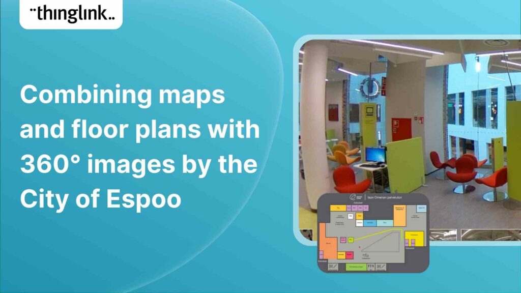 Combining maps and floor plans with 360° images by the City of Espoo ...