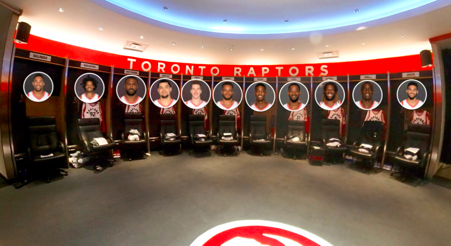 Sports Marketing: Interactive 360°/VR Toronto Raptors Locker Room Tour ...