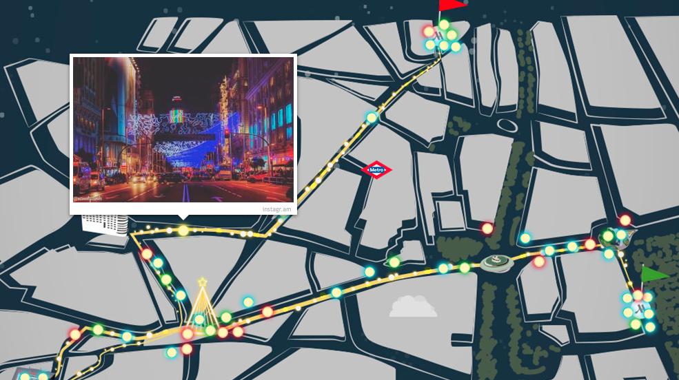 Image of the Week: Interactive Instagram Holiday Map by Marriott Spain ...